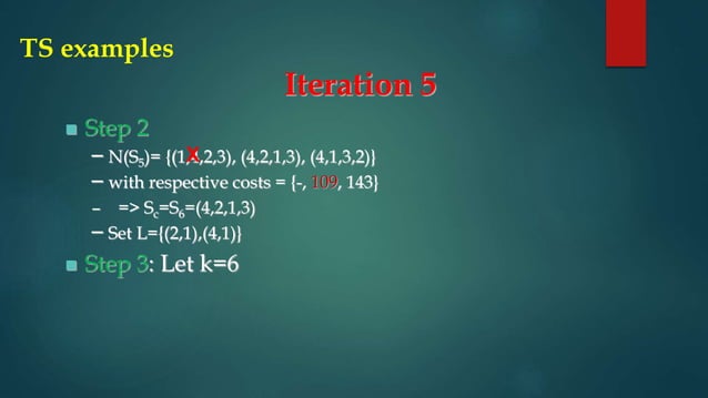 Tabu search algorithm (Meta-heuristics).pptx | Search | Internet