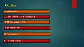 Tabu search algorithm (Meta-heuristics).pptx