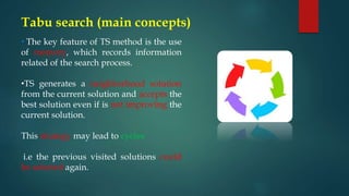 Tabu search algorithm (Meta-heuristics).pptx