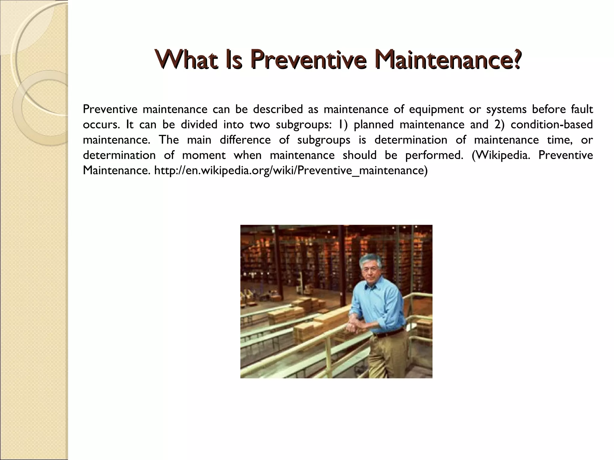 TabWare - Preventive Maintenance Software | PPT