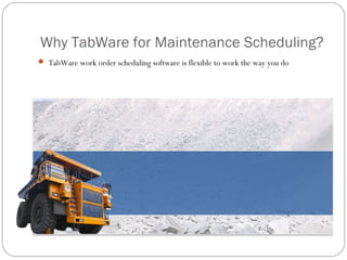 TabWare Maintenance Scheduling Software | PPT