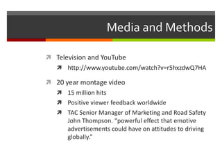 TAC Drink Driving PR campaign | PPTX