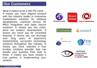 TAC-TIC Company Profile v1.0 | PDF | Technology & Computing