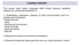 TAC101 COURSE INTRO PPT | PDF
