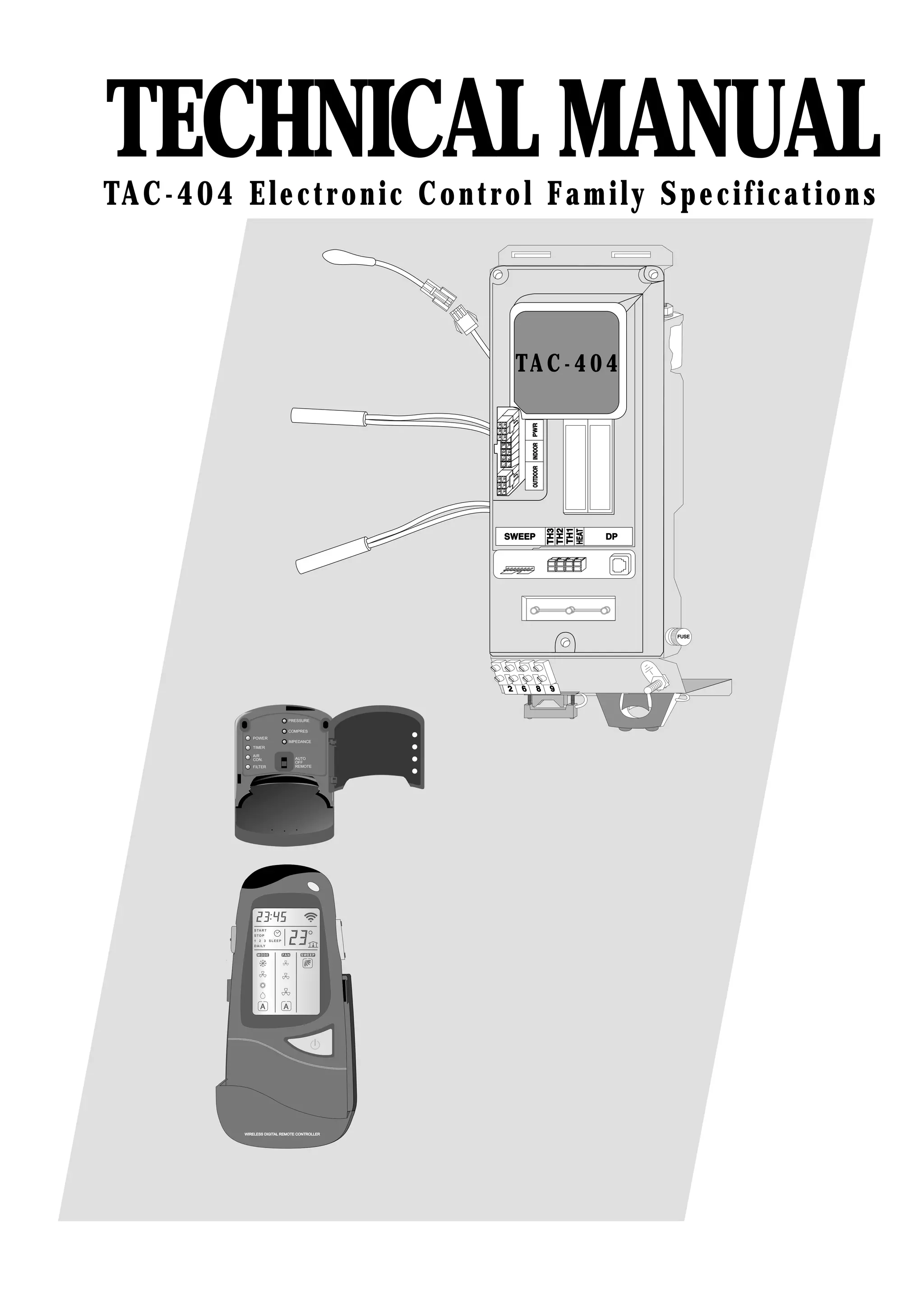 Tac404 electronic control_family_specifications | PDF