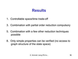 Using Petri Net Invariants in State Space Construction | PPT