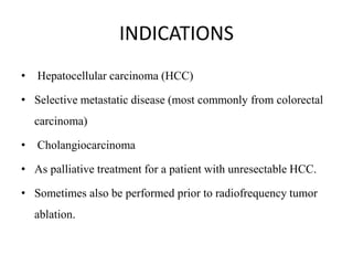 TACE- Transarterial Chemoembolisation | PPTX