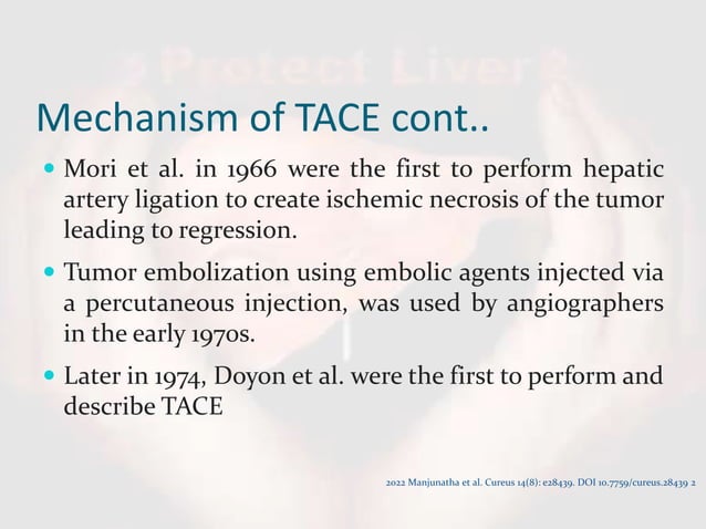 TACE- As a management option of HCC.pptx | Blood Disorders | Diseases ...