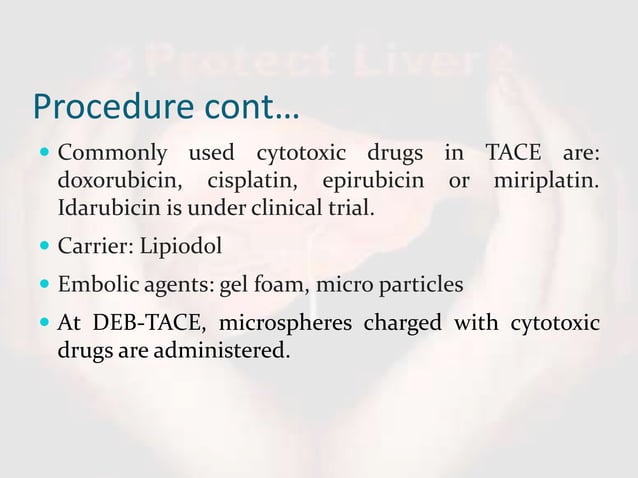 TACE- As a management option of HCC.pptx | Blood Disorders | Diseases ...