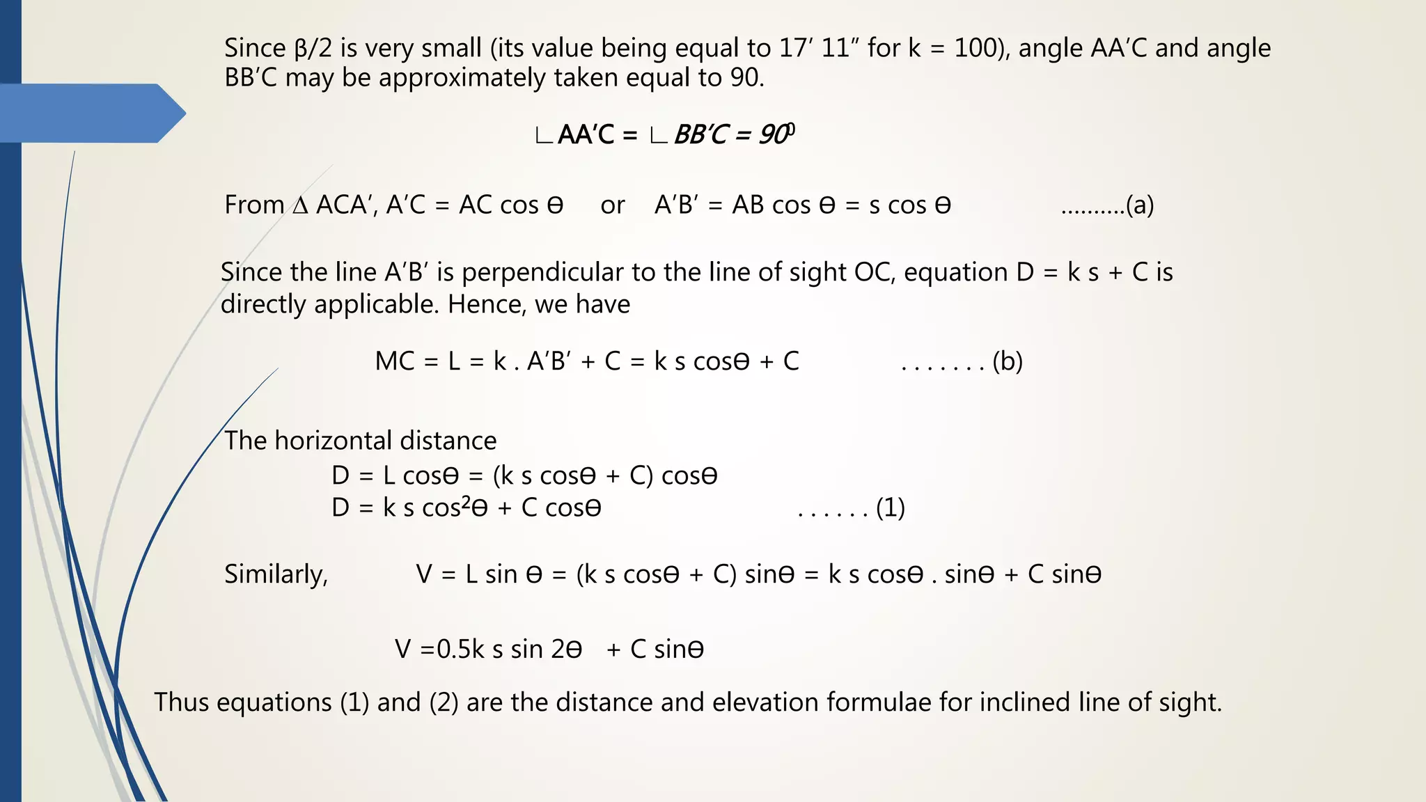 tacheometry surveying | PPTX
