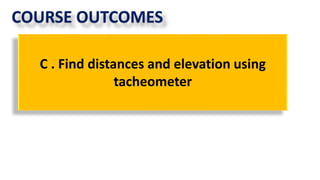 Tacheometric surveying ppt | PPTX