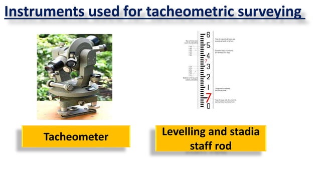 Tacheometric surveying ppt | PPTX | Physics | Science