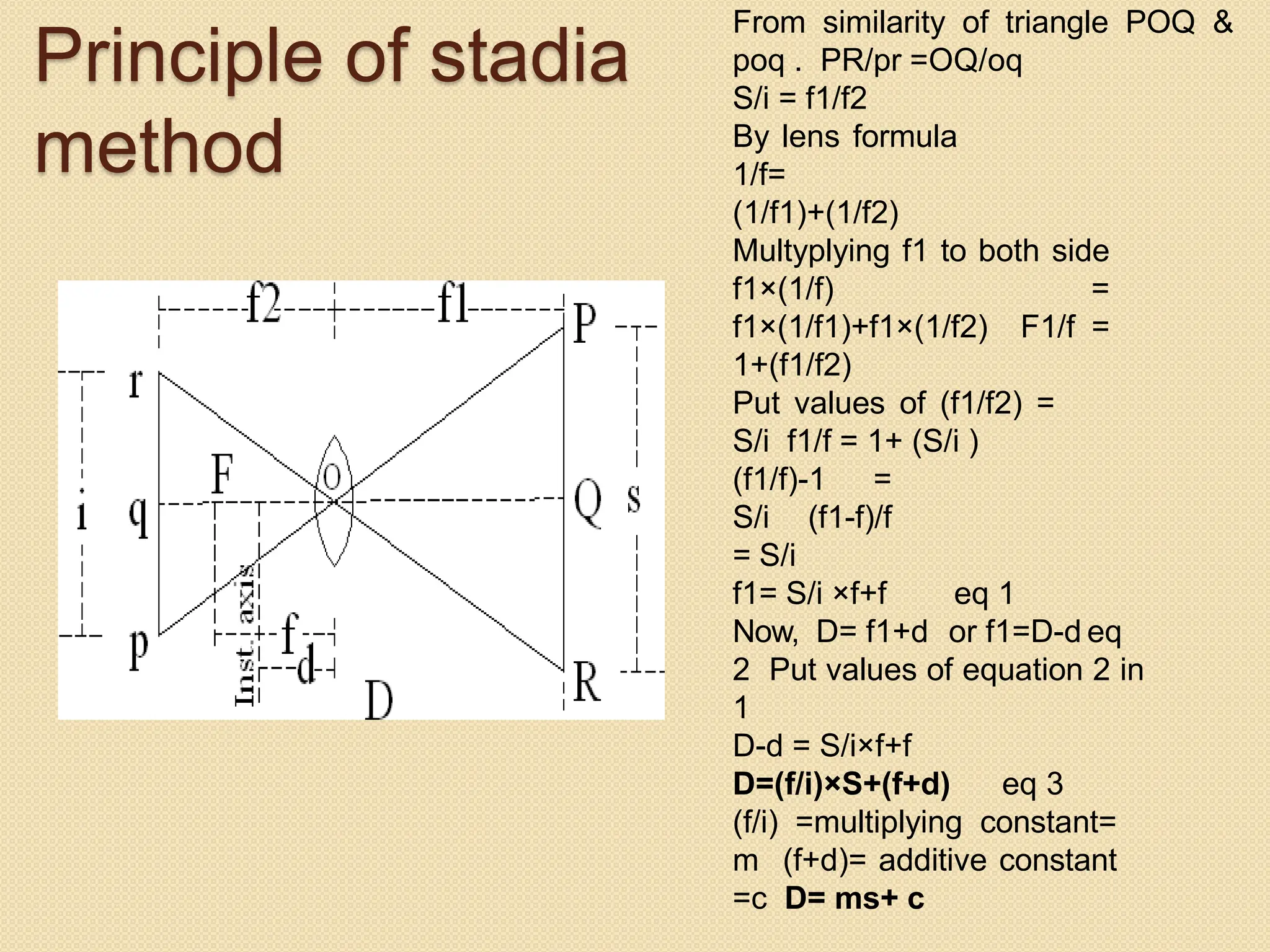 TACHEOMETRY 1. btech civil engineeringpptx | PPTX