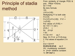 TACHEOMETRY 1. btech civil engineeringpptx | PPTX