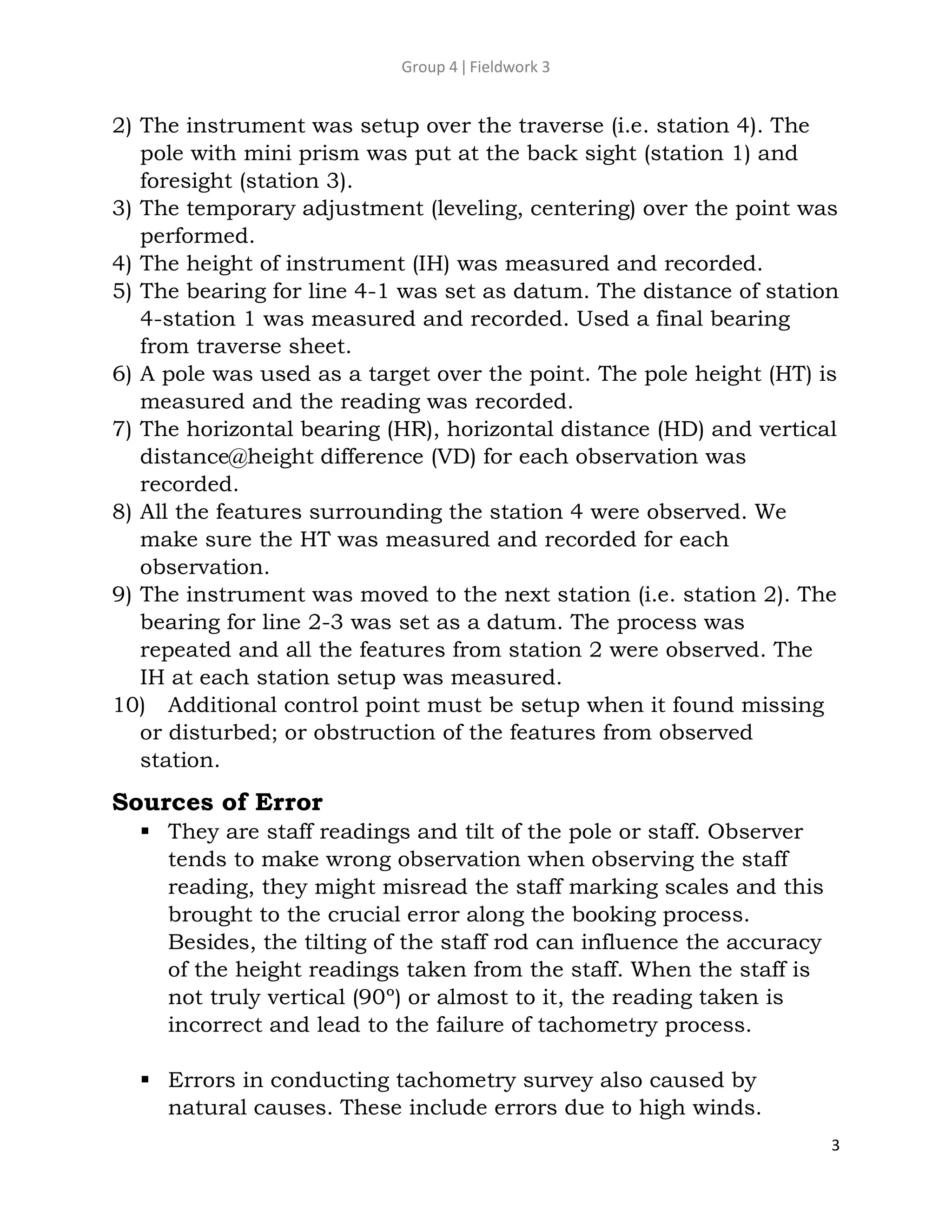 Tacheometry @surveyingreport | PDF
