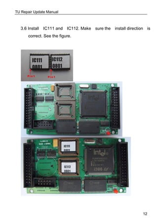 Tacho Universal Update Repair Kit user manual | PDF