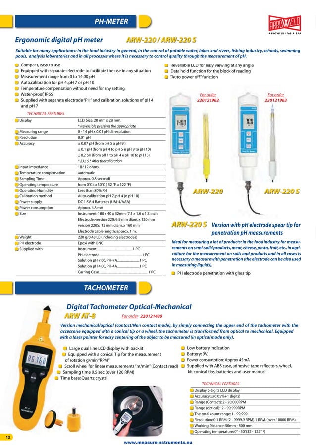 Tachometer | PDF