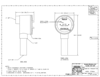 Tachometer transmitter for industrial process measurement and control ...