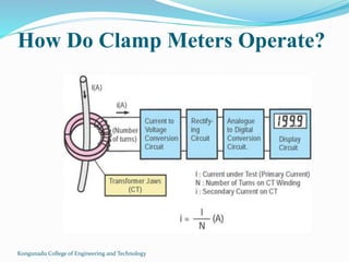 Tachometer and clamp meter | PPTX