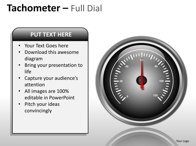 speedometer tachometer full dial powerpoint presentation templates ...