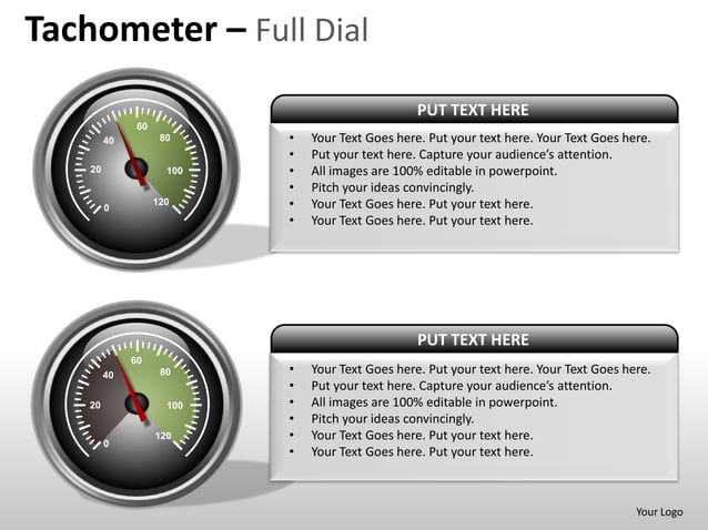 speedometer tachometer full dial powerpoint presentation templates ...