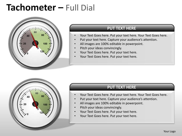 speedometer tachometer full dial powerpoint presentation templates ...