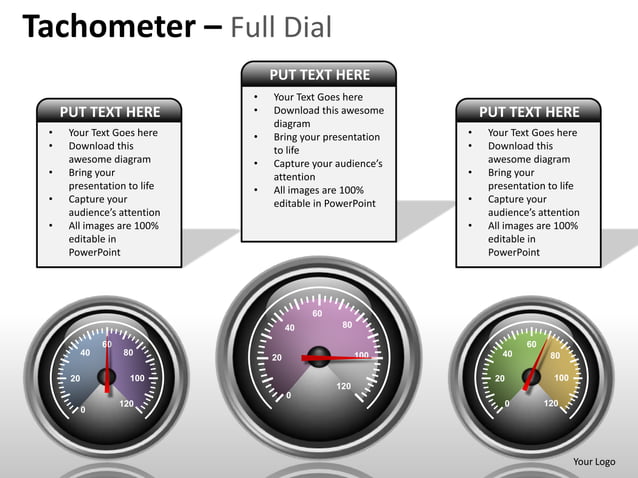 speedometer tachometer full dial powerpoint presentation templates ...