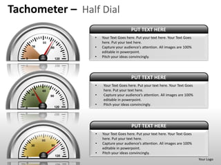 speedometer tachometer half dial powerpoint presentation templates ...