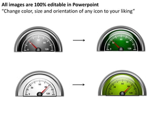 speedometer tachometer half dial powerpoint presentation templates ...