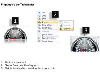 speedometer tachometer half dial powerpoint presentation templates ...