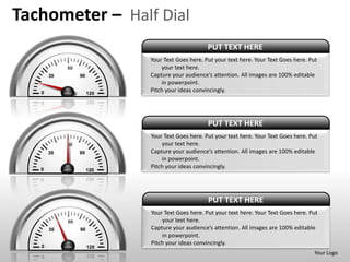 speedometer tachometer half dial powerpoint presentation templates ...
