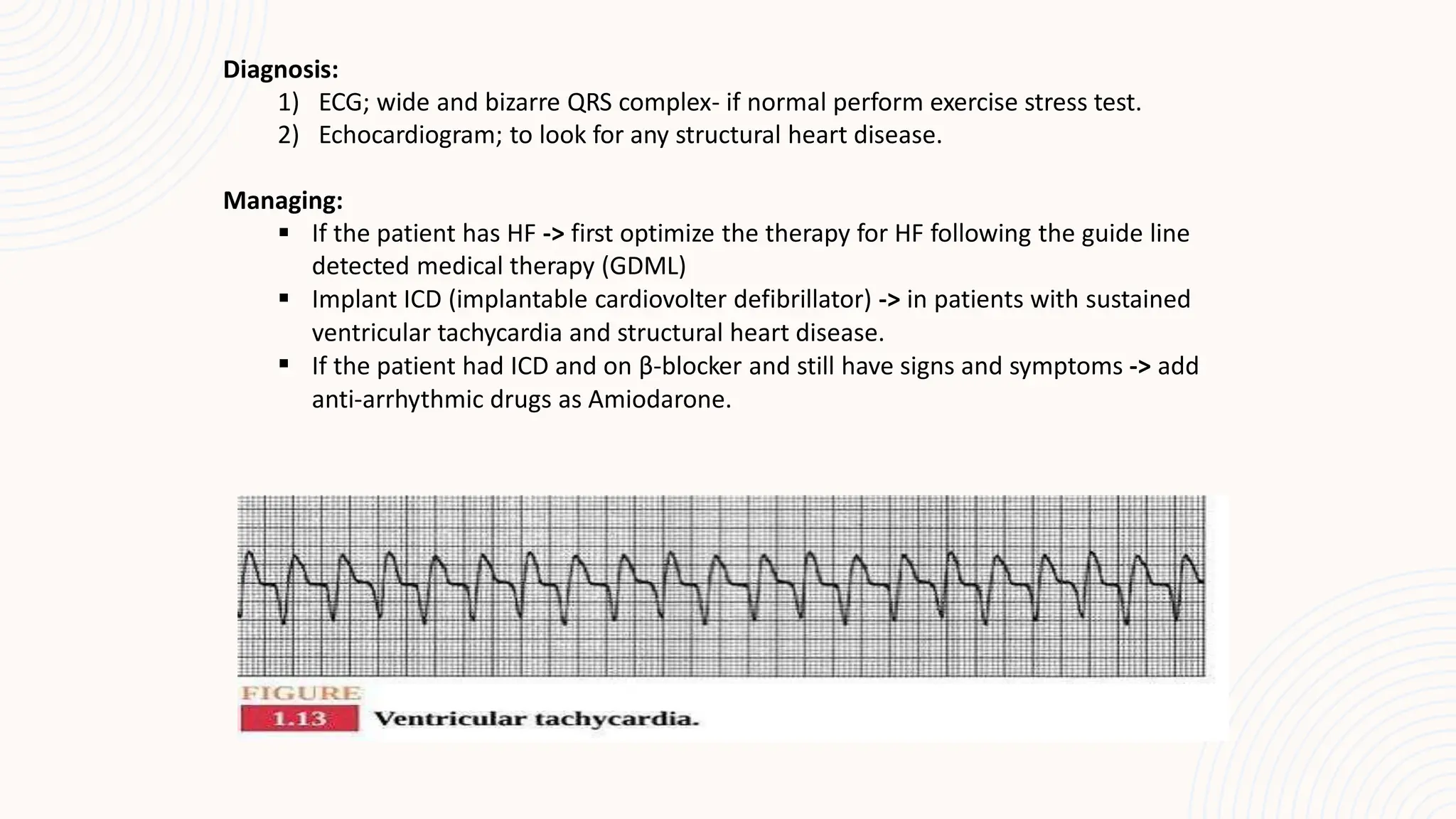 Tachyarrhythmia Lecture. Doctor/ Jane Nader | PPTX