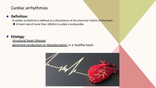 Tachyarrhythmia Lecture. Doctor/ Jane Nader | PPTX