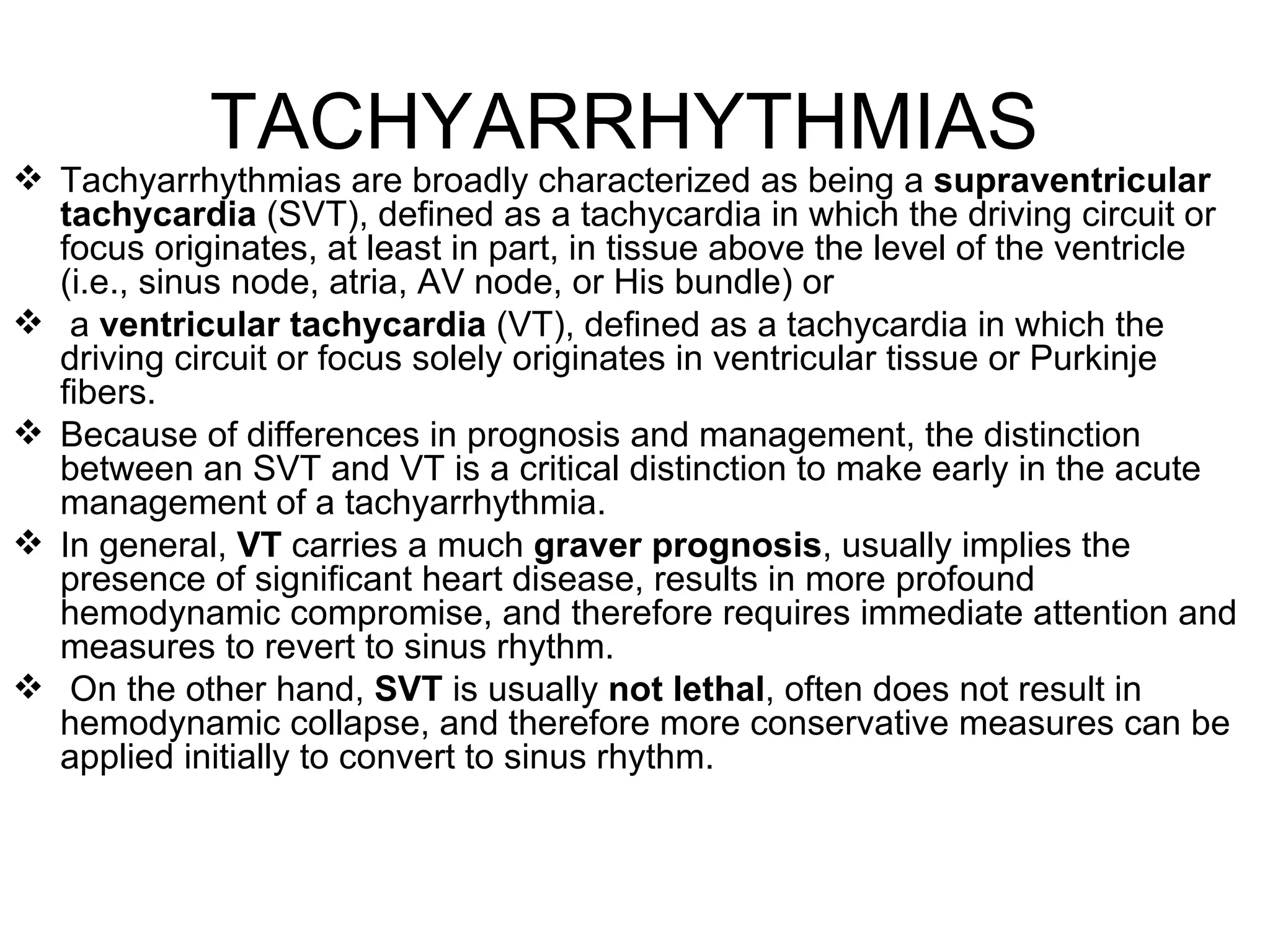 Tachyarrhythmia's | PPT