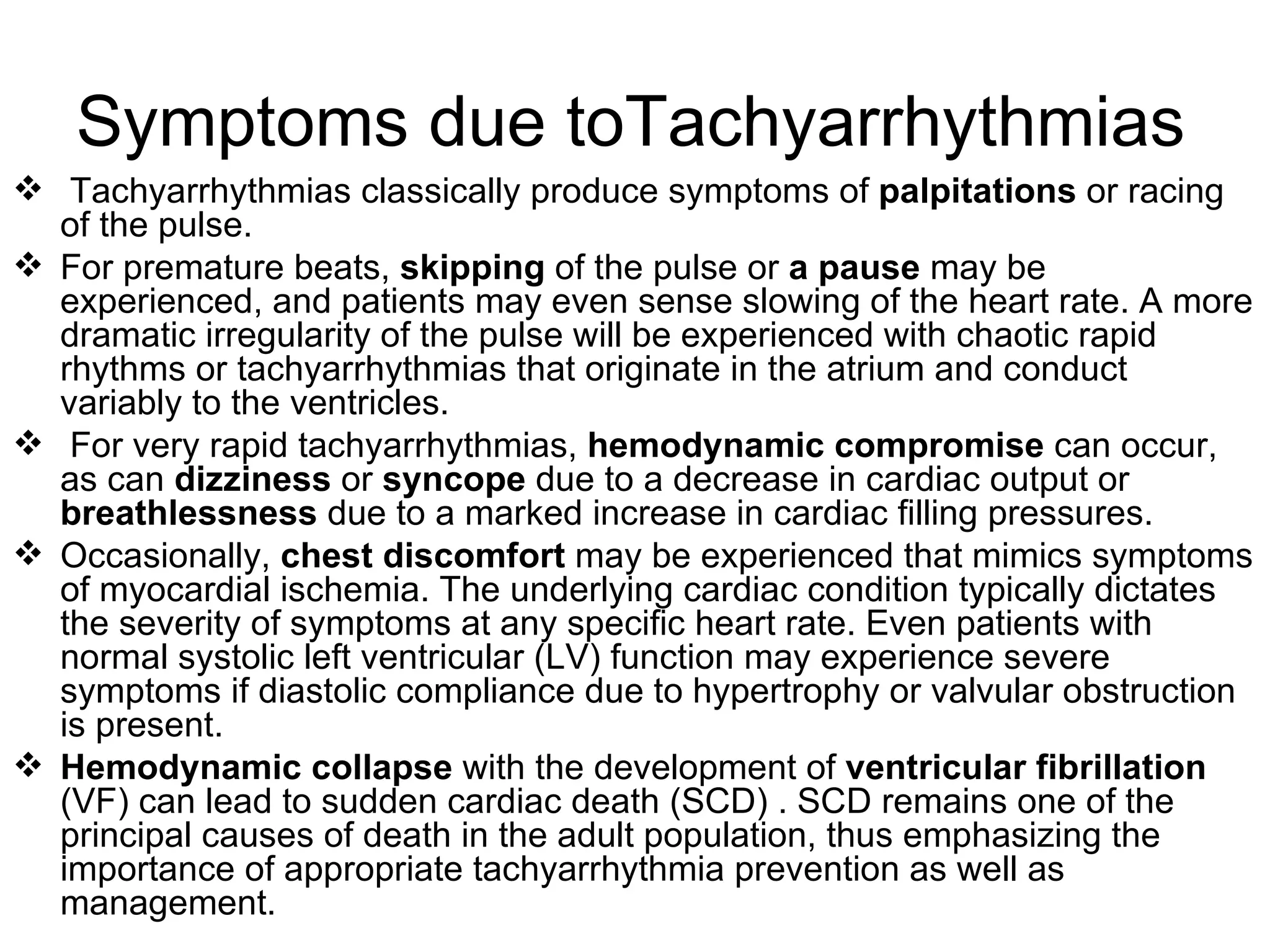 Tachyarrhythmia's | PPT
