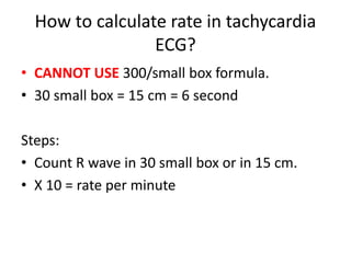 Tachyarrythmia ecg | PPTX