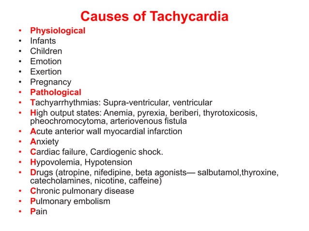 TACHYCARDIA IN ECG ,CAUSES AND MANAGEMENT OF TACHYARRHYTHMIAS | PPTX