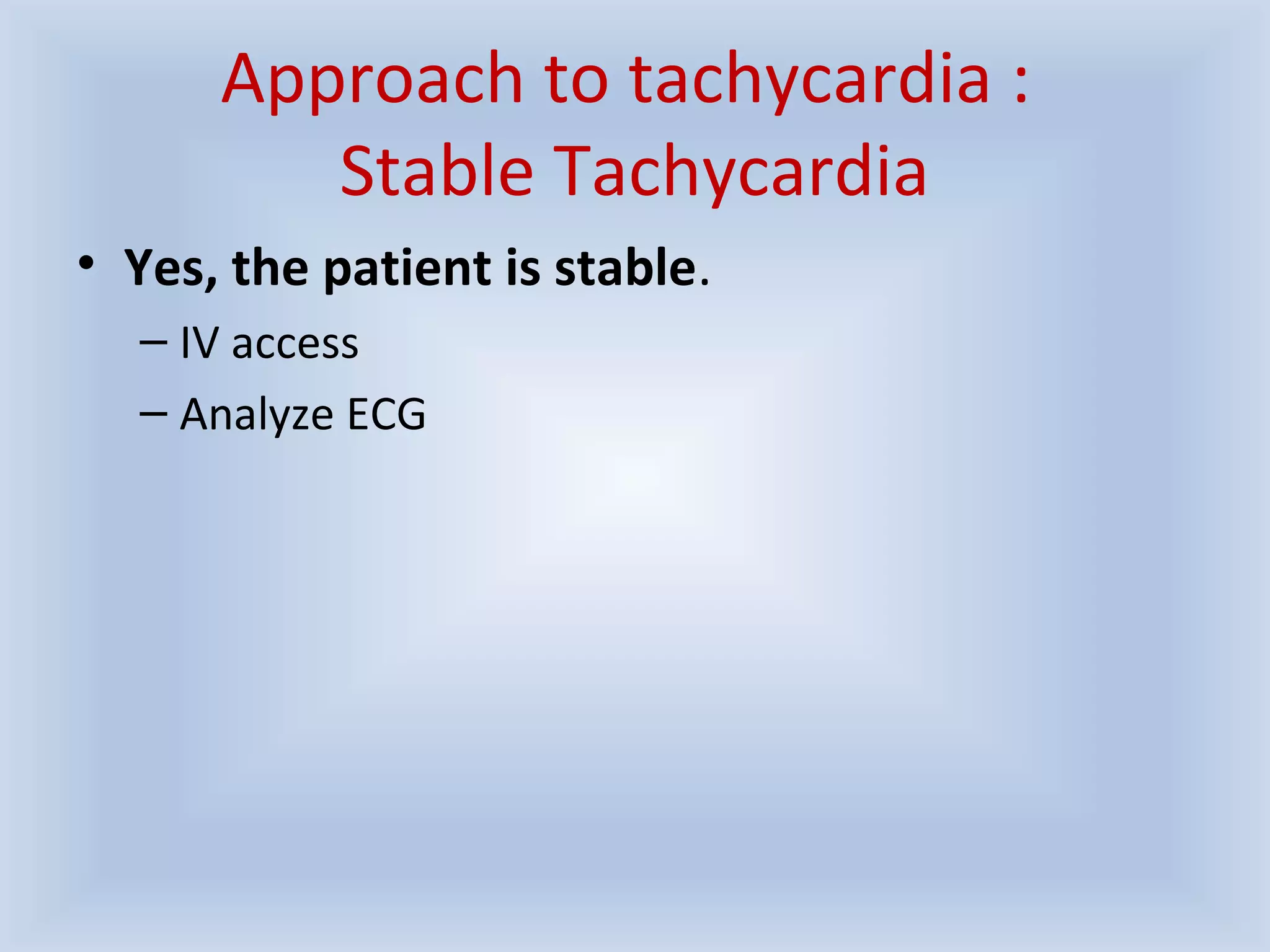 Adult tachycardia | PPT