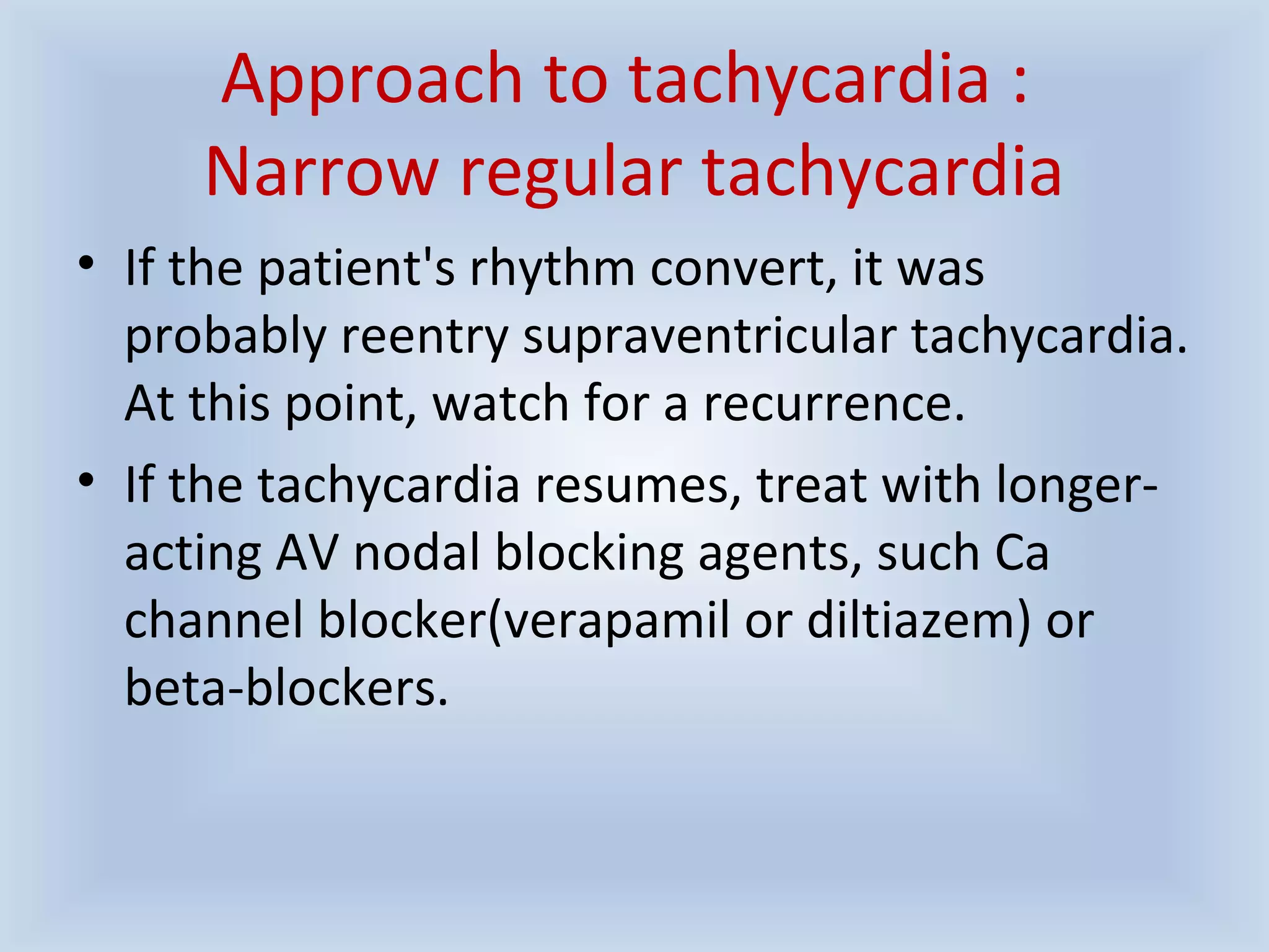 Adult tachycardia | PPT