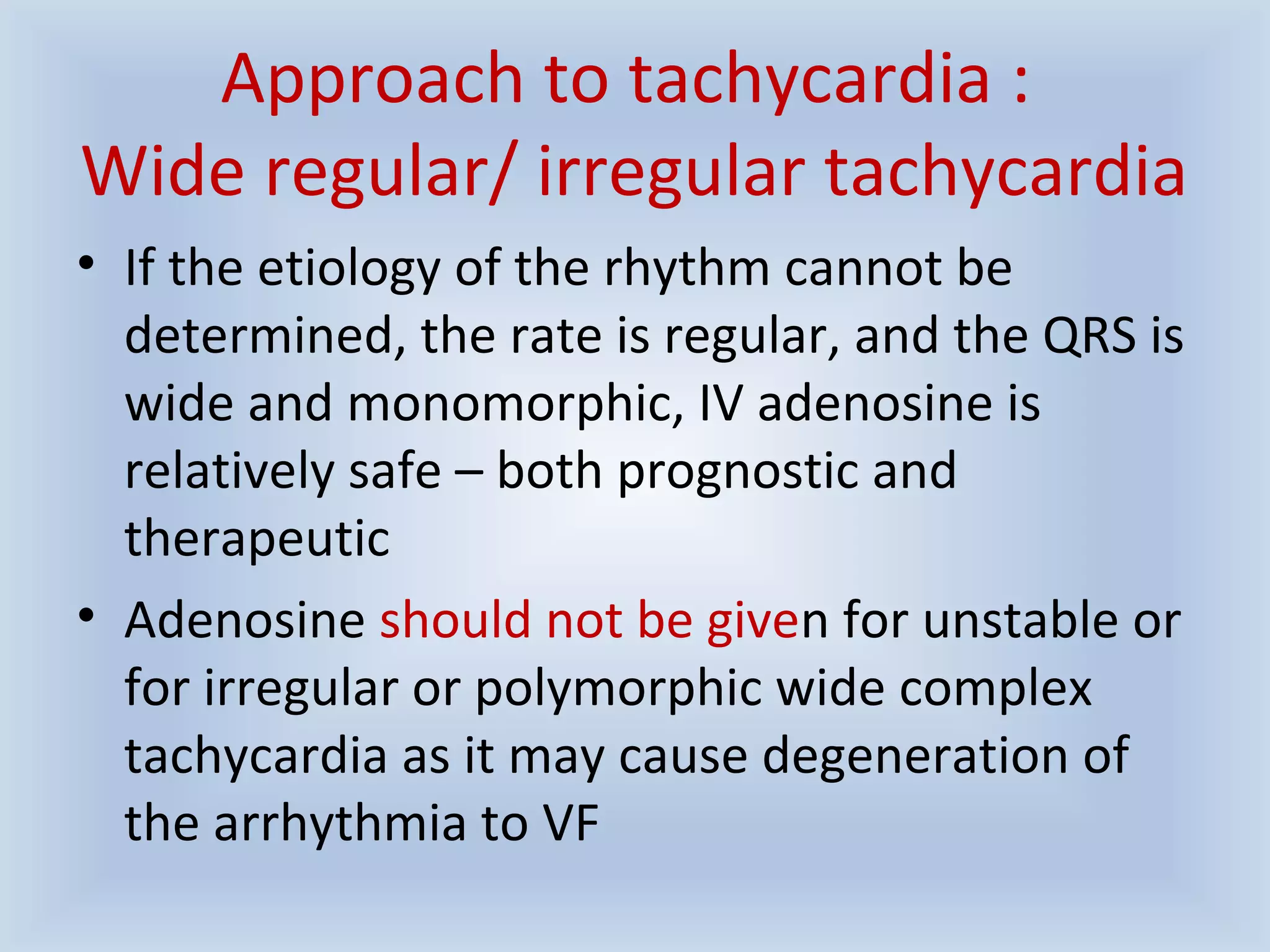 Adult tachycardia | PPT