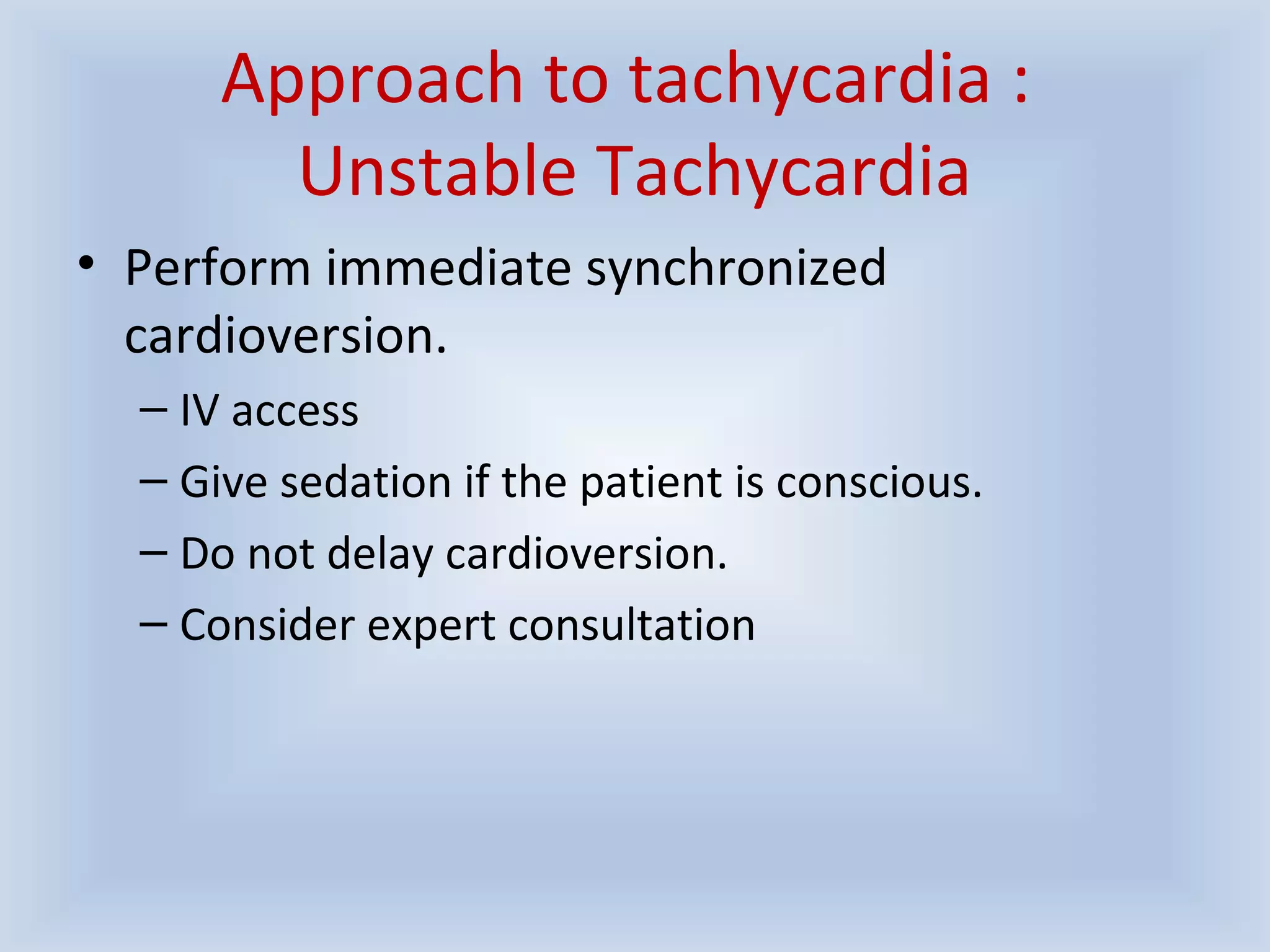 Adult tachycardia | PPT