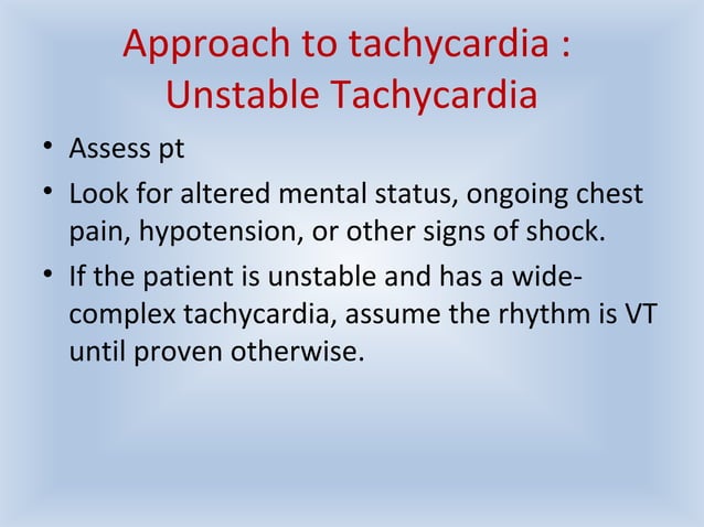 Adult tachycardia | PPT