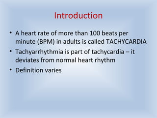 Adult tachycardia | PPT | Free Download