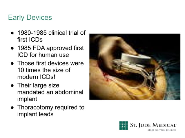 History of ICDs | PPT | Heart and Cardiovascular Diseases | Diseases ...