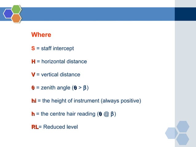 Tachymetry lesson 5 tangent system | PPT