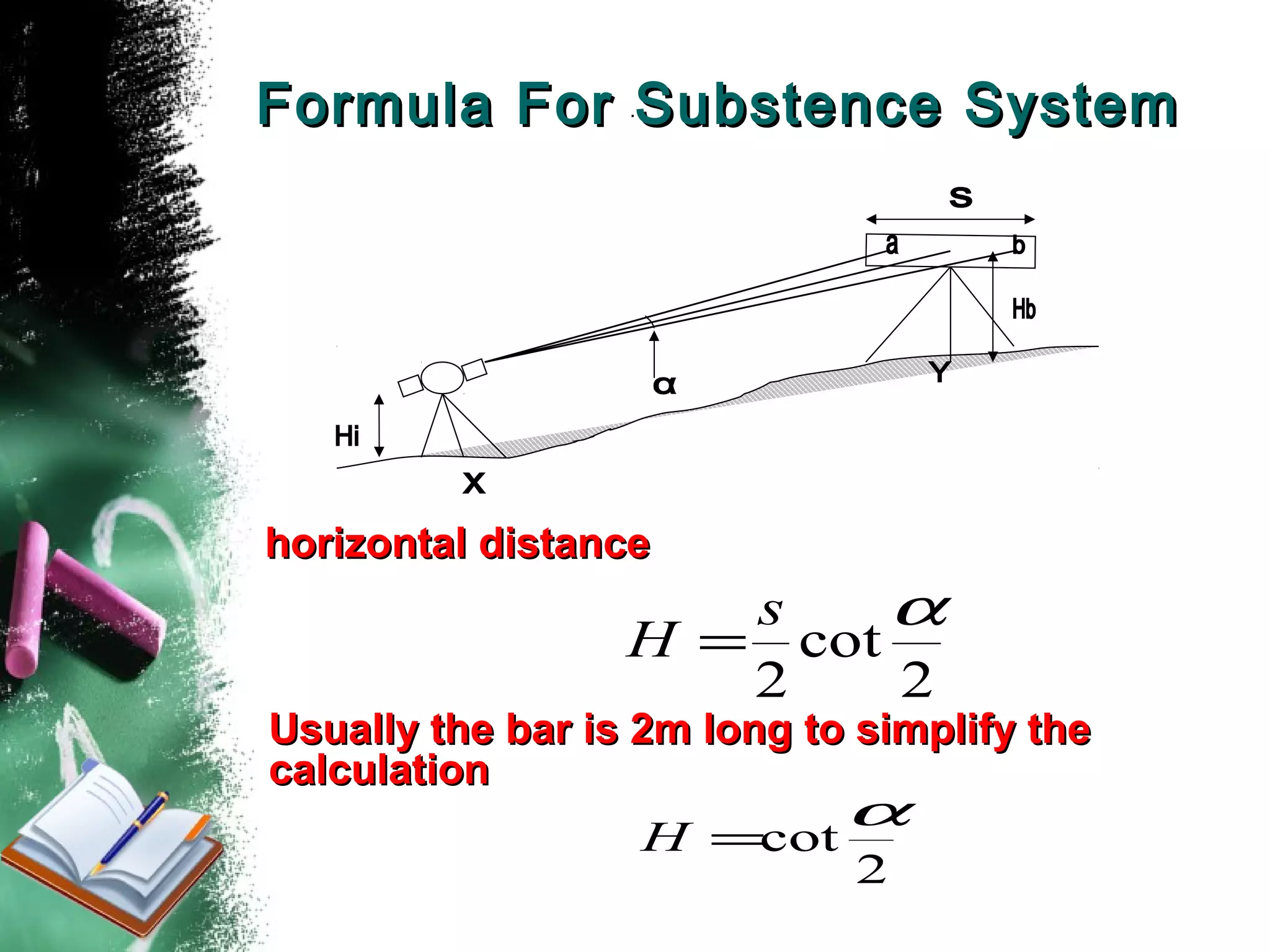 Tachymetry lesson 6 substance system | PPT