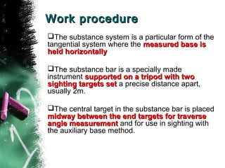 Tachymetry lesson 6 substance system | PPT