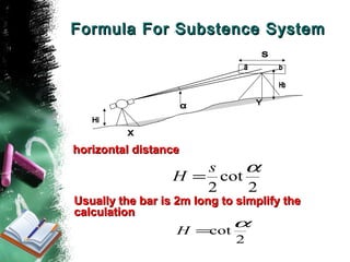 Tachymetry lesson 6 substance system | PPT