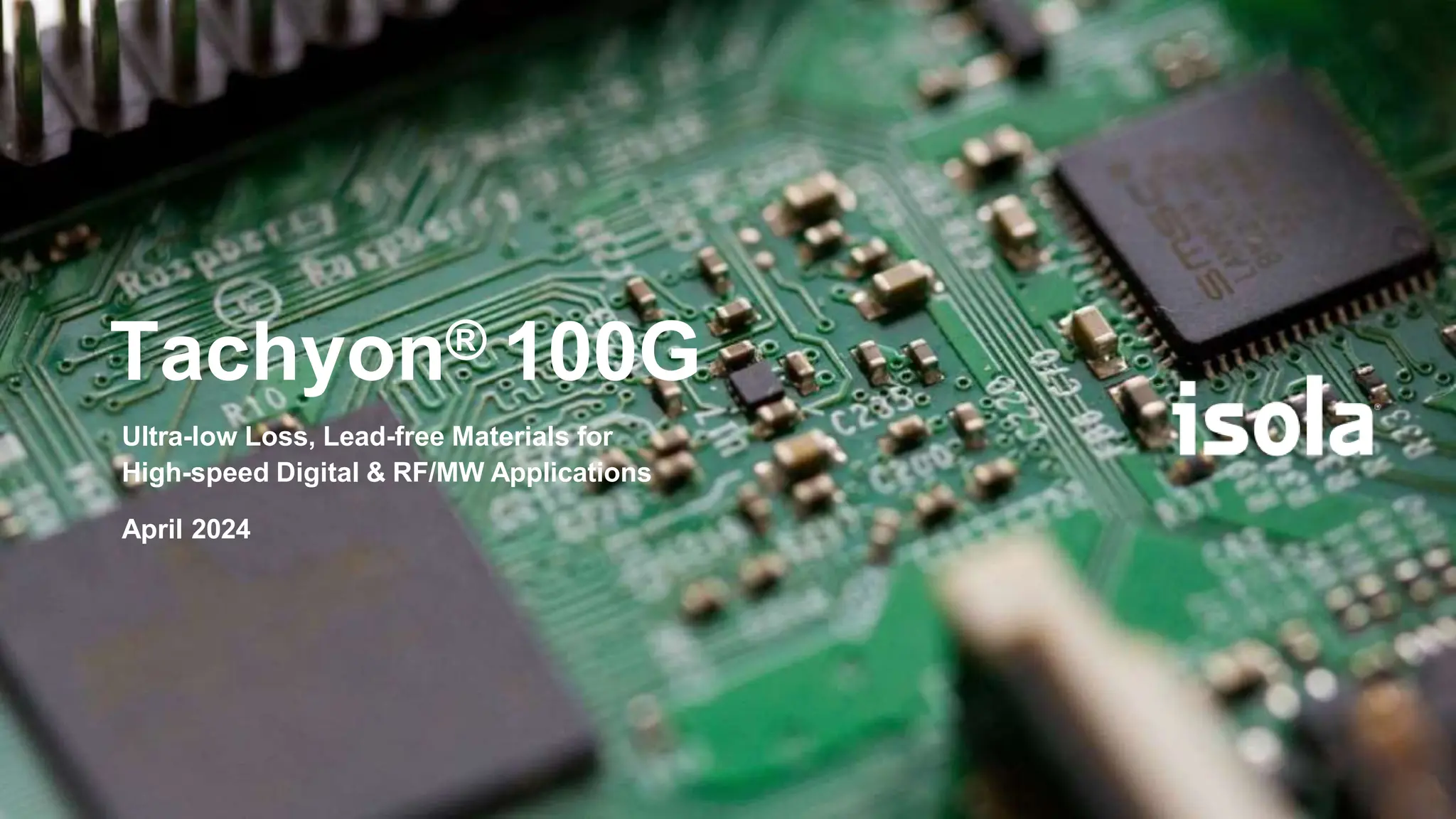 Tachyon 100G PCB Performance Attributes and Applications | PPTX