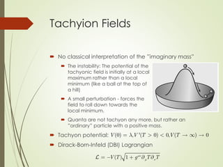 Tachyon inflation in DBI and RSII context | PPT